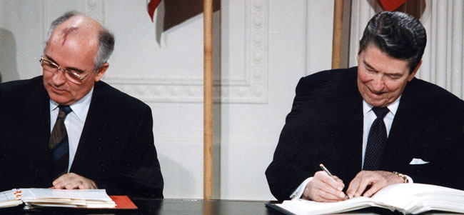 Gorbachev And Reagan End Of Cold War